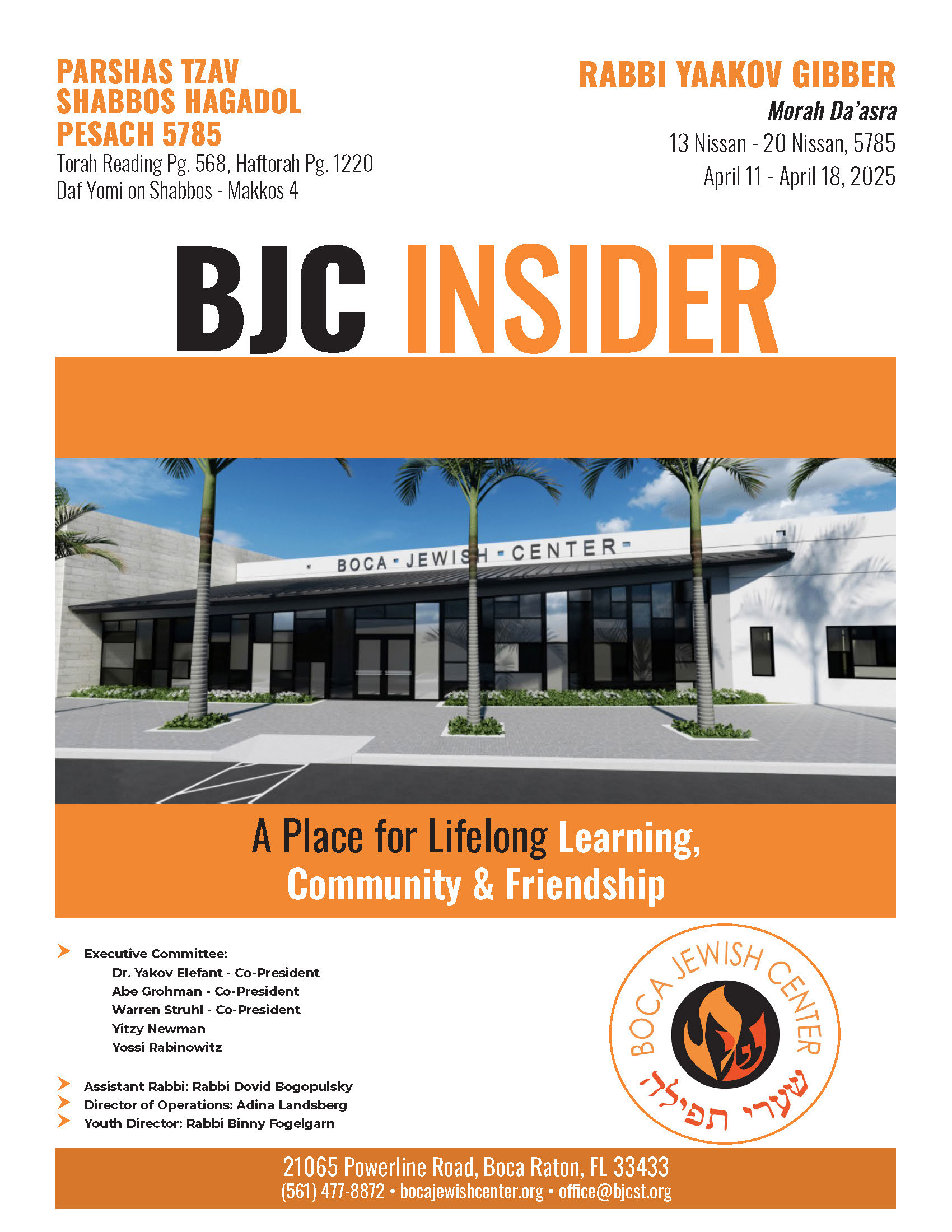 Boca Jewish Center - Orthodox Synagogue in Boca Raton, FLBoca Jewish Center